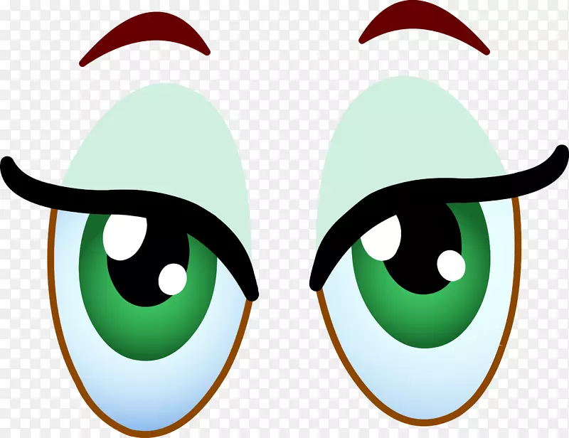 绿色卡通大眼睛素材PNG图片素材下载_图片编号zqlkmezy-免抠素材网