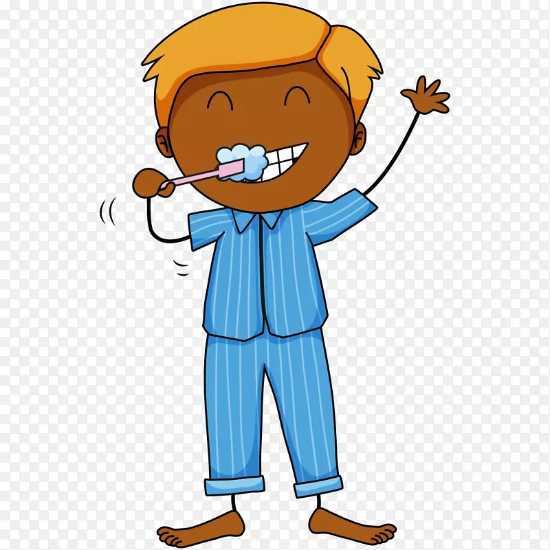 卡通装饰人物介绍海报设计刷牙男PNG图片素材下载_图片编号kqwdovky-免抠素材网