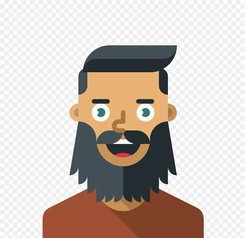 矢量卡通扁平化装饰时尚科技人头PNG图片素材下载_图片编号qolggdny-免抠素材网