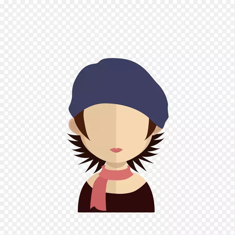 矢量卡通装饰扁平化科技人头PNG图片素材下载_图片编号yezalnmq-免抠素材网