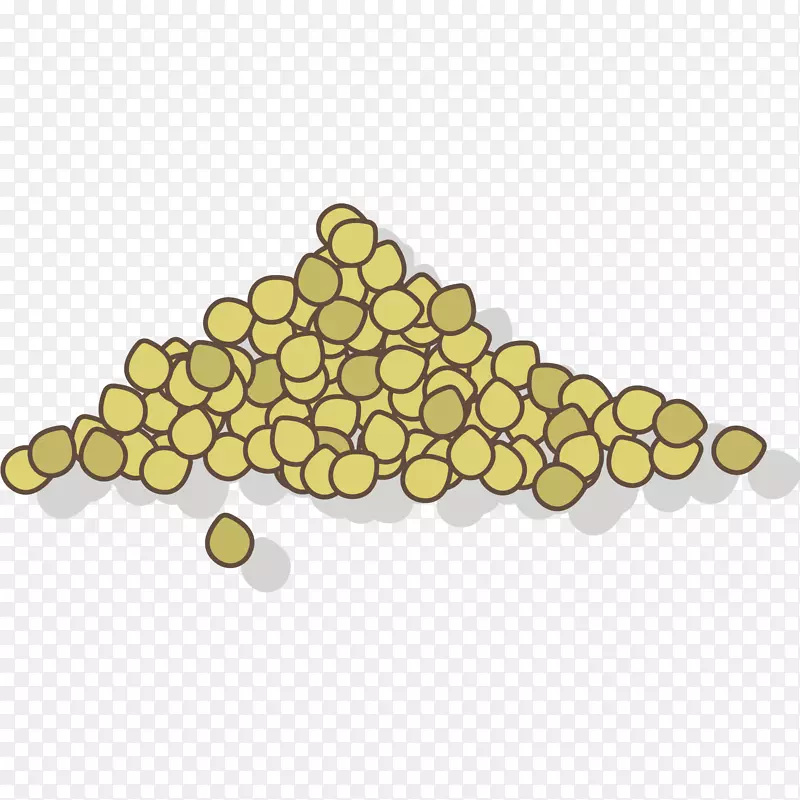 卡通一堆黄绿色带阴影的小米粒矢PNG图片素材下载_图片编号qgjgoogy-免抠素材网