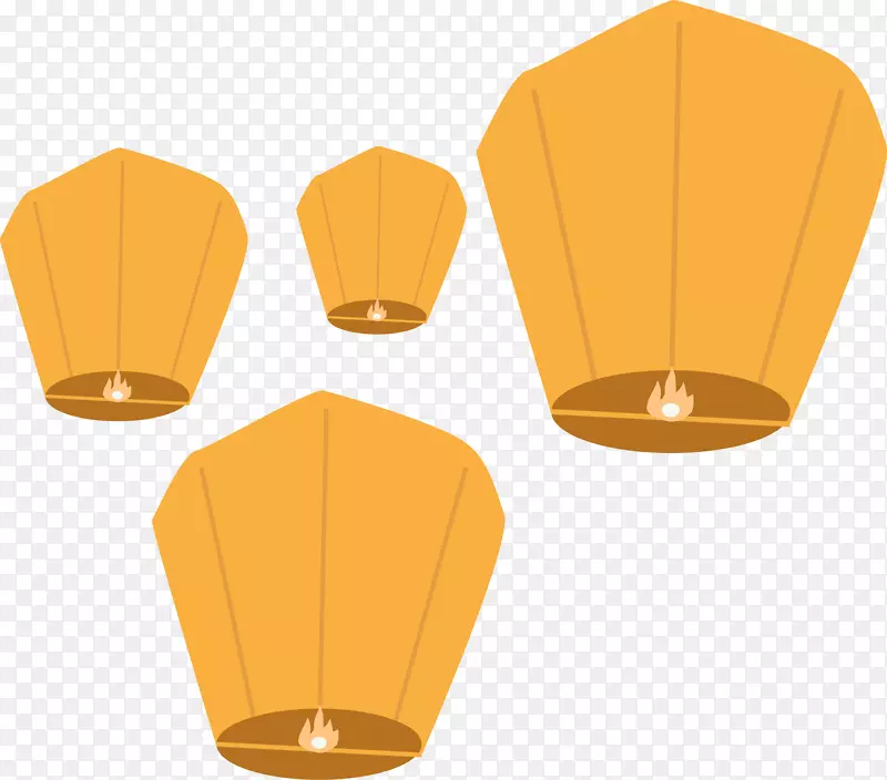 卡通手绘黄色的许愿灯PNG图片素材下载_图片编号qdrdwogq-免抠素材网