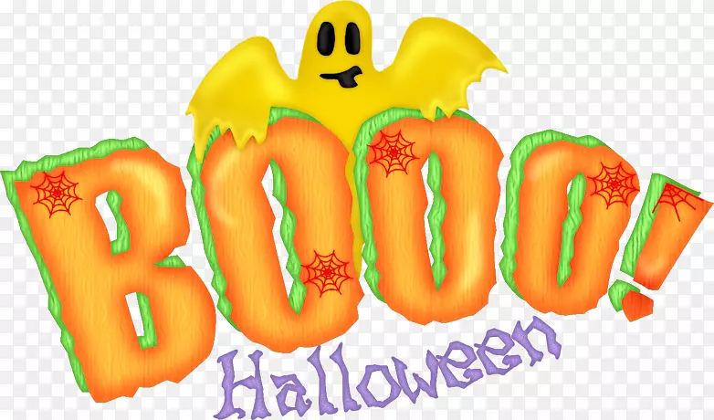 万圣节BOO!创意卡通装饰文字PNG图片素材下载_图片编号qzvekmoq-免抠素材网