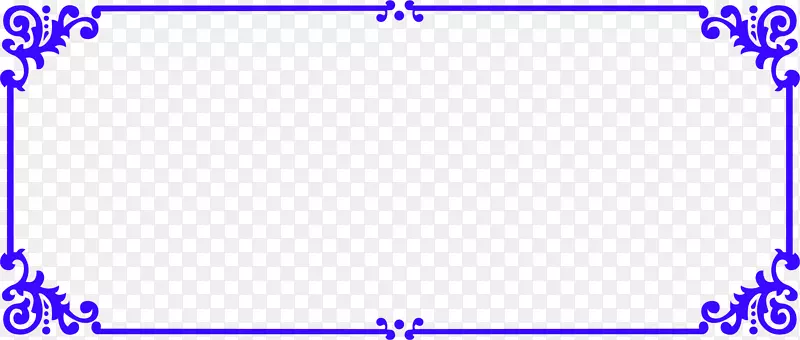 蓝色简约花边边框纹理PNG图片素材下载_图片编号qgzezary-免抠素材网