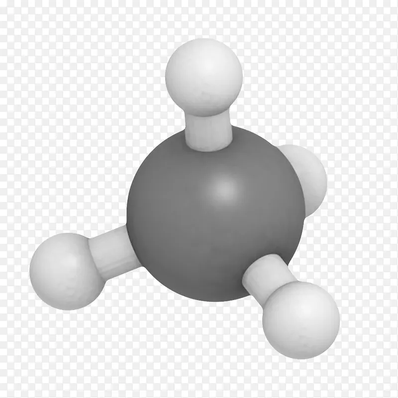 黑色清晰甲烷（CH4）分子形状PNG图片素材下载_图片编号qgzvljry-免抠素材网
