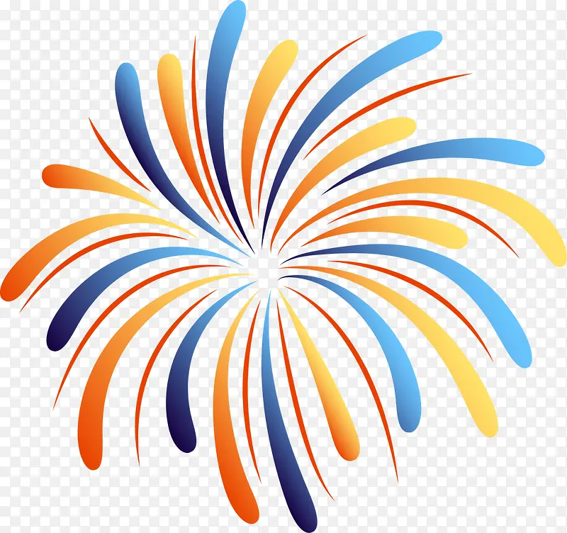 春节多彩美丽烟花PNG图片素材下载_图片编号yvnkdxzy-免抠素材网