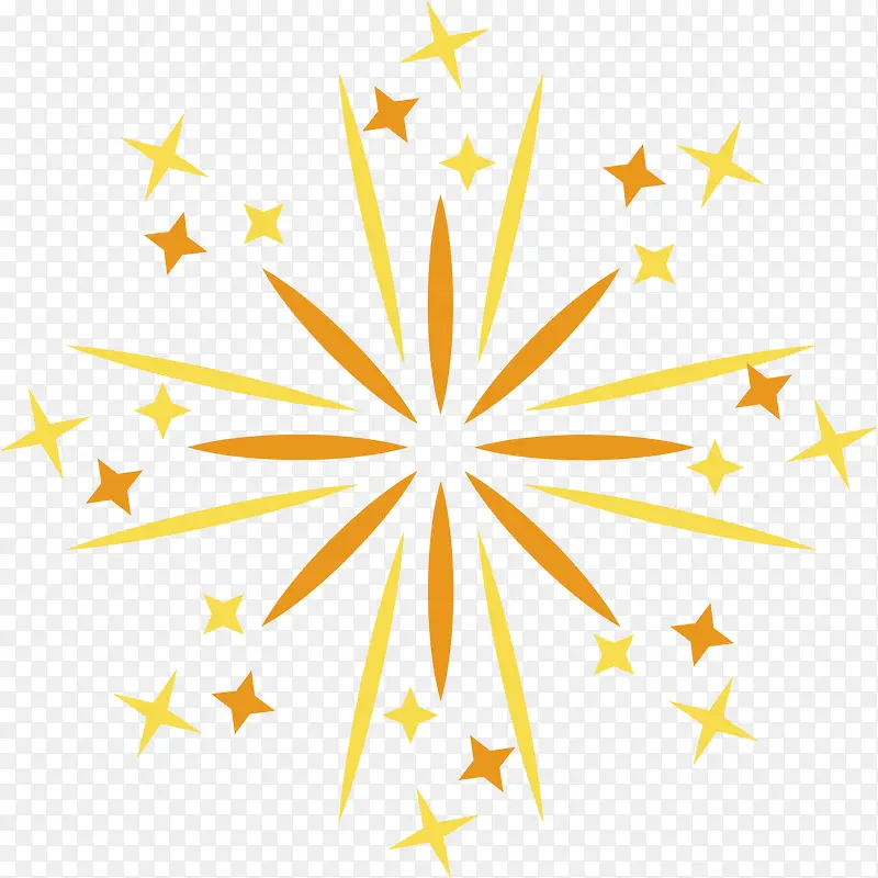 春节多彩卡通烟花PNG图片素材下载_图片编号yggpmjpy-免抠素材网