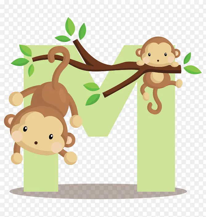 卡通字母动物素材13PNG图片素材下载_图片编号qpwgbvby-免抠素材网