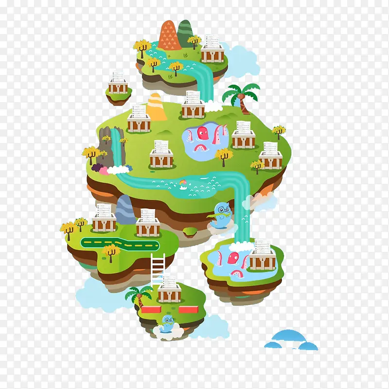 卡通手绘寻宝地图PNG图片素材下载_图片编号ykbxmgjq-免抠素材网