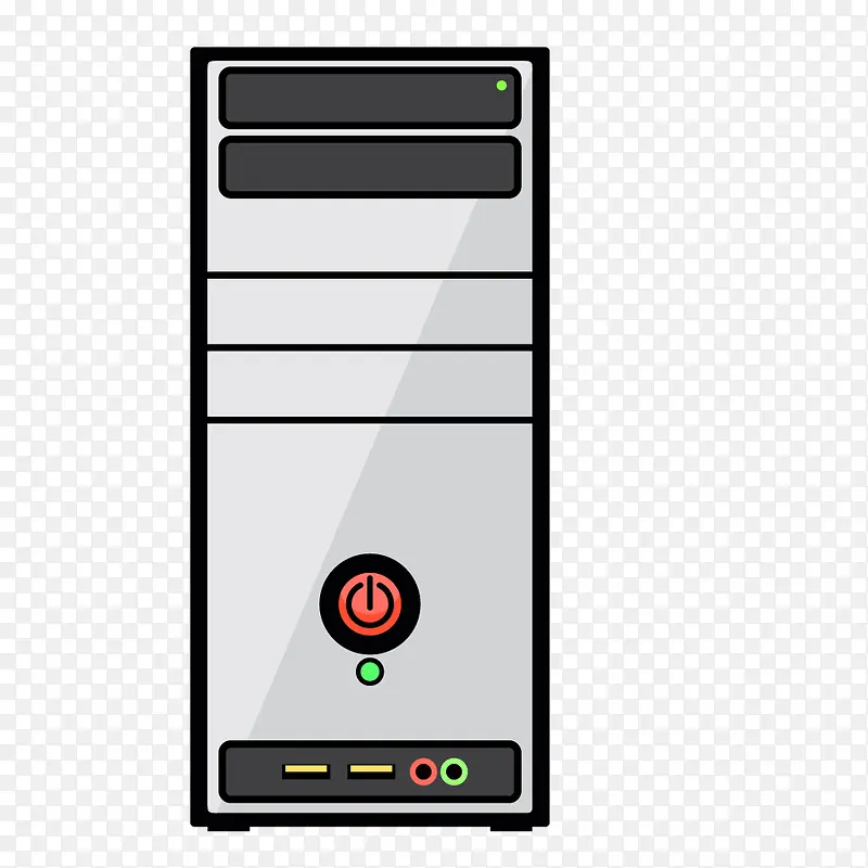 电脑主机PNG图片素材下载_图片编号ygoegpey-免抠素材网