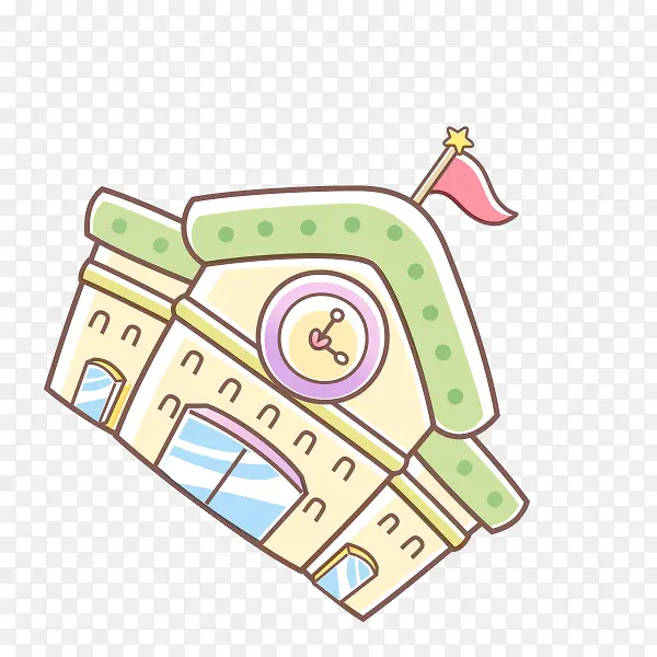 卡通学校PNG图片素材下载_图片编号qloejoky-免抠素材网