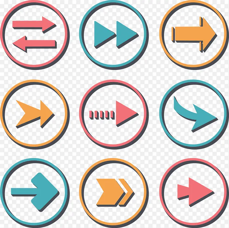 矢量手绘箭头图标PNG图片素材下载_图片编号ylaadlwq-免抠素材网