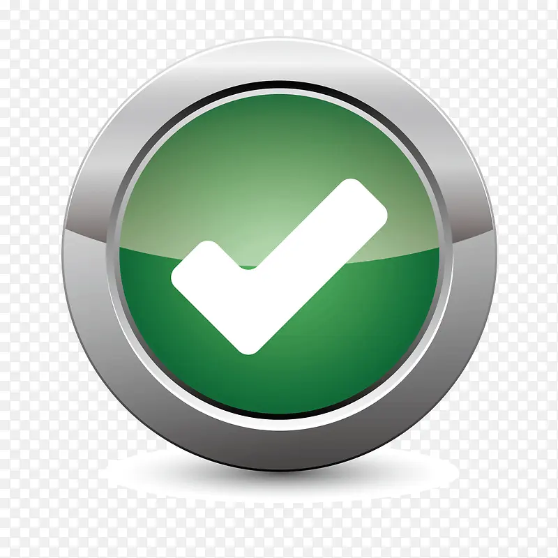 绿色对号按钮PNG图片素材下载_图片编号ylzegmzy-免抠素材网