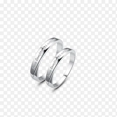 时尚简约刻字S925纯银对戒PNG图片素材下载_图片编号ybzmodny-免抠素材网