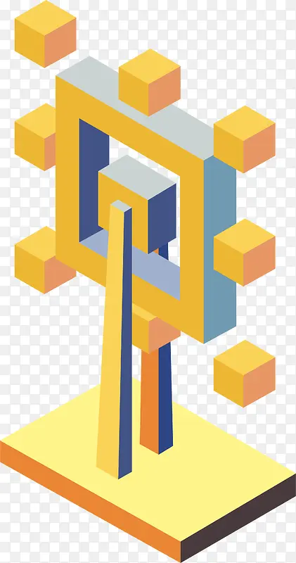 2.5D摩天轮立体图标PNG图片素材下载_图片编号yxabkloq-免抠素材网