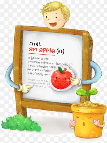 可爱卡通公告栏PNG图片素材下载_图片编号yedwwjeq-免抠素材网