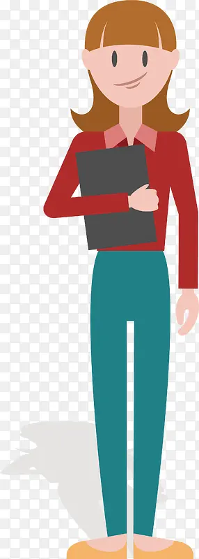 微笑的商务助理设计PNG图片素材下载_图片编号qdalzmmy-免抠素材网