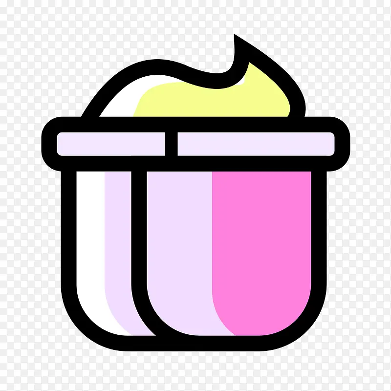 红色圆角酸奶食物卡通图标PNG图片素材下载_图片编号ygblgxdq-免抠素材网