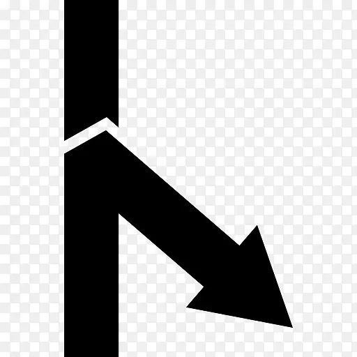 右下角的分叉箭头图标PNG图片素材下载_图片编号ydgbbpaq-免抠素材网