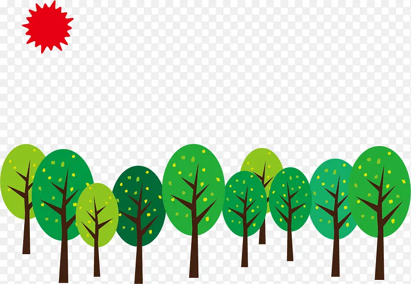 卡通森林PNG图片素材下载_图片编号yabvgepq-免抠素材网