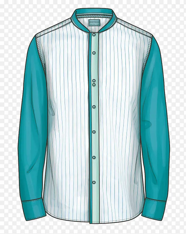 卡通男士绿色条纹衬衣PNG图片素材下载_图片编号yearkgmy-免抠素材网
