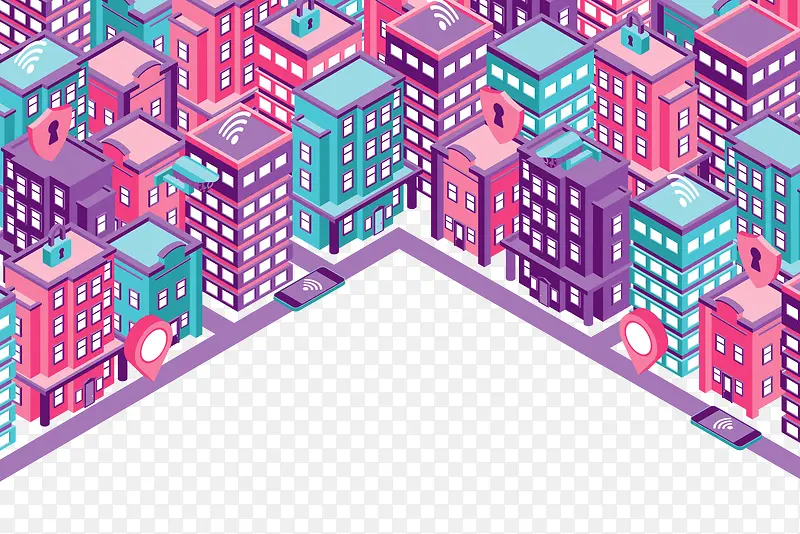 矢量建筑群PNG图片素材下载_图片编号yejmkgaq-免抠素材网