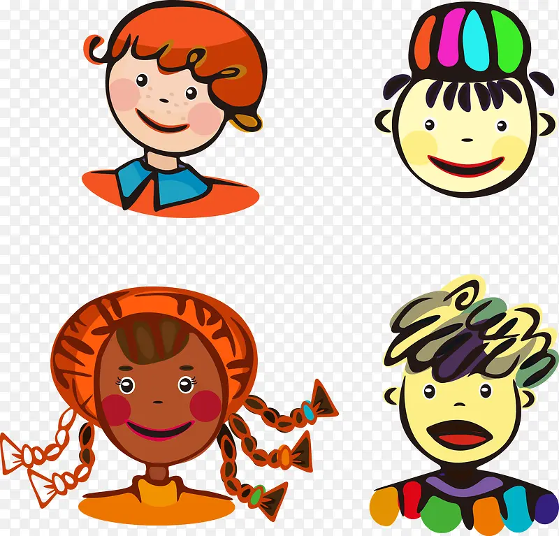 创意卡通人物头像PNG图片素材下载_图片编号qlrrmvgq-免抠素材网