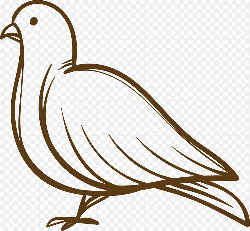 鸽子简笔画PNG图片素材下载_图片编号ypjzagry-免抠素材网