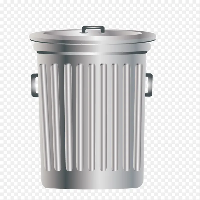 有盖银色垃圾桶PNG图片素材下载_图片编号yagowamy-免抠素材网