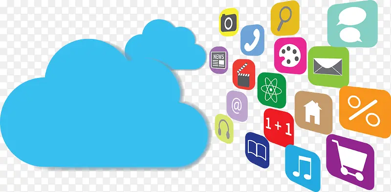 蓝色云端数据素材PNG图片素材下载_图片编号yaavdkgy-免抠素材网