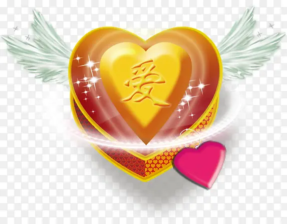 七夕情人节天使翅膀爱心背景psPNG图片素材下载_图片编号qlvkglbk-免抠素材网