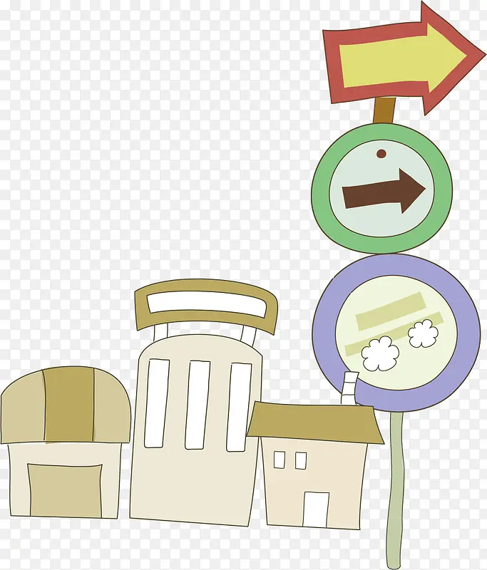 卡通指示牌PNG图片素材下载_图片编号yzodmpgo-免抠素材网