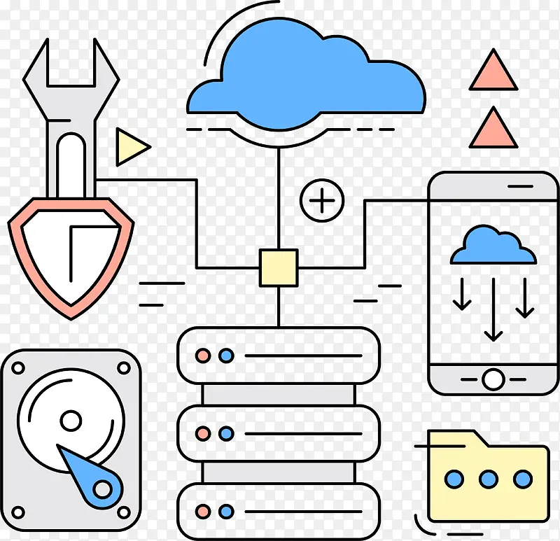 云数据存储下载PNG图片素材下载_图片编号qxjdbzek-免抠素材网