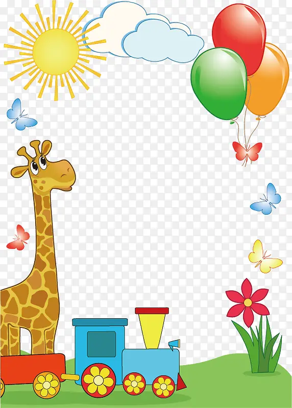 儿童花纹边框设计矢量素材PNG图片素材下载_图片编号yvmnonwd-免抠素材网