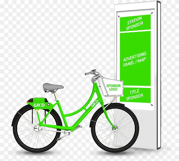 路边的共享单车PNG图片素材下载_图片编号qarmddpa-免抠素材网