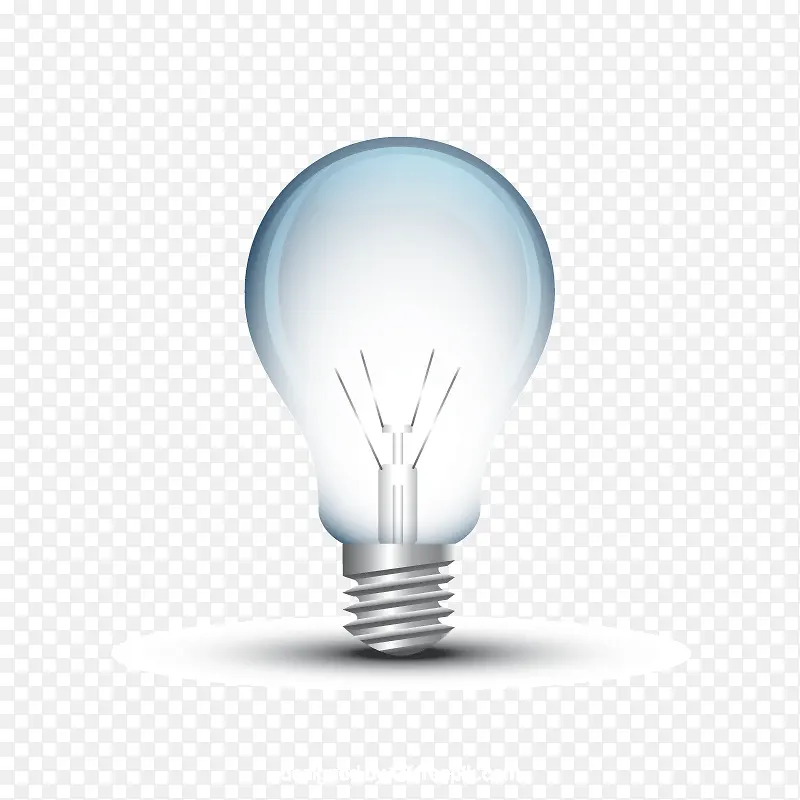 灯泡 发光 蓝色 矢量图PNG图片素材下载_图片编号ylvoxpra-免抠素材网