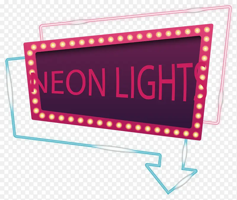 矢量手绘霓虹灯牌PNG图片素材下载_图片编号yxjegjbb-免抠素材网