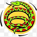 可爱生肖蛇元素PNG图片素材下载_图片编号yparnejk-免抠素材网