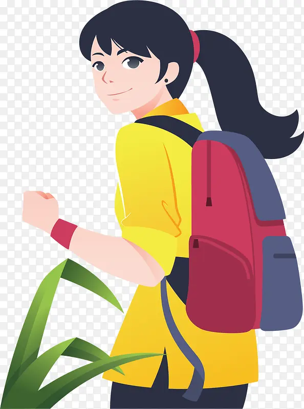 青春毕业旅游女孩png图片素材下载图片编号yvmogpkn 免抠素材网