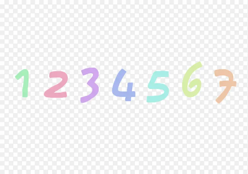 小清新颜色1234567PNG图片素材下载_图片编号qwwlwkla-免抠素材网