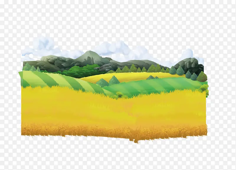 矢量田野PNG图片素材下载_图片编号yjemokgm-免抠素材网