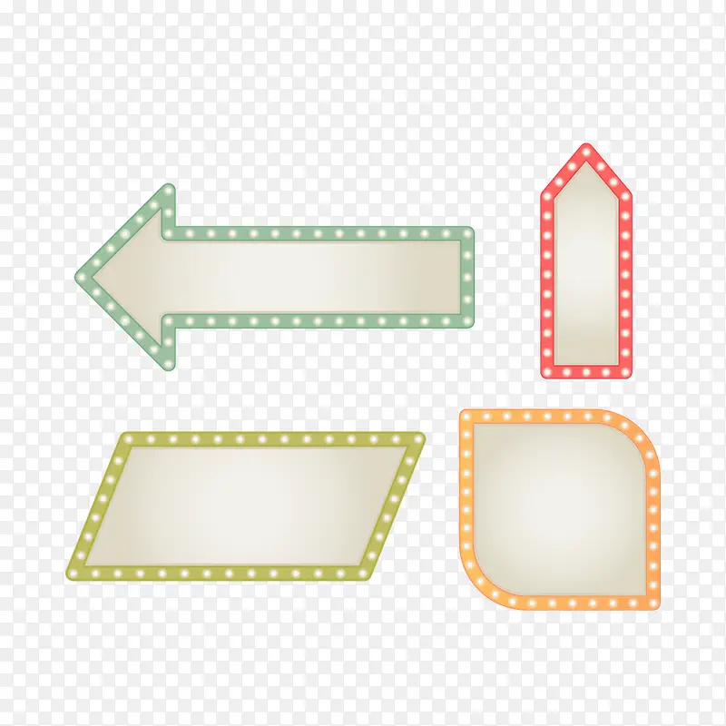 矢量灯牌合集PNG图片素材下载_图片编号qvmdxgov-免抠素材网