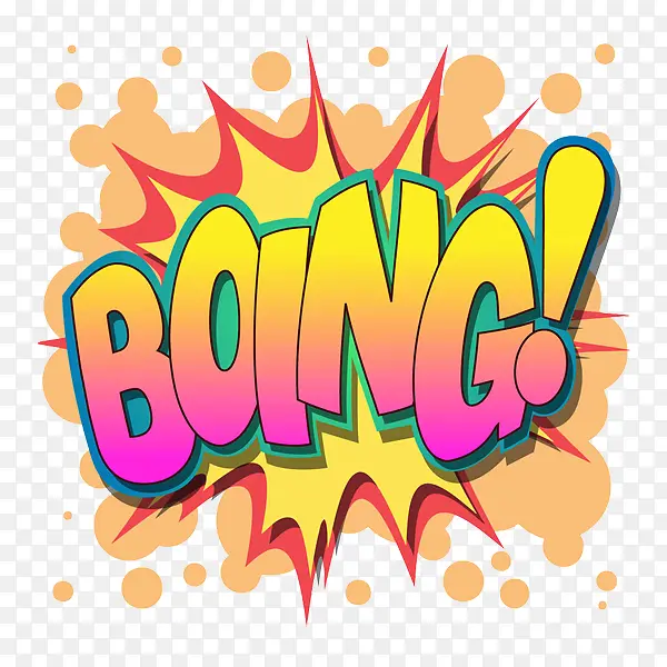 BOING英文惊爆贴PNG图片素材下载_图片编号ymrwbndw-免抠素材网