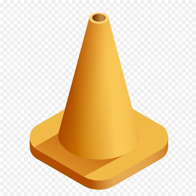 黄色路障装饰素材PNG图片素材下载_图片编号ybalrjxd-免抠素材网