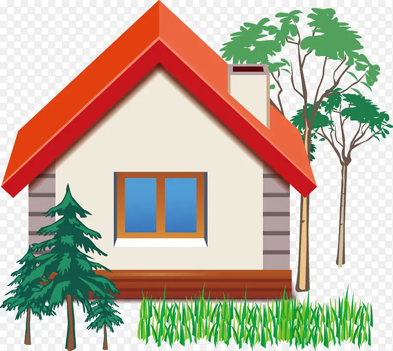 卡通房子png矢量素材PNG图片素材下载_图片编号ymjrezwj-免抠素材网