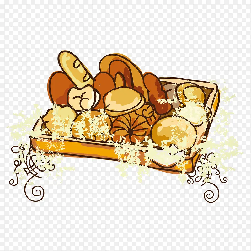 矢量卡通面包PNG图片素材下载_图片编号qkeeogdl-免抠素材网