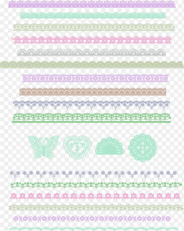 紫色简约花边边框纹理PNG图片素材下载_图片编号yemgomdv-免抠素材网