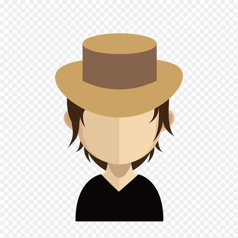 矢量卡通扁平化装饰时尚科技人头PNG图片素材下载_图片编号yanopwwr-免抠素材网