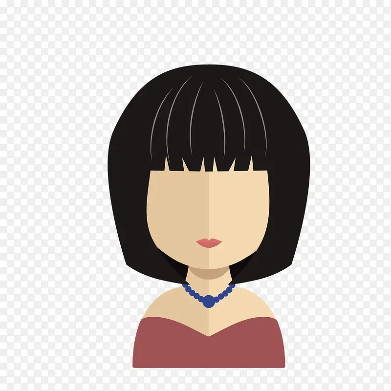 矢量卡通扁平化时尚装饰科技人头PNG图片素材下载_图片编号qjkdalga-免抠素材网