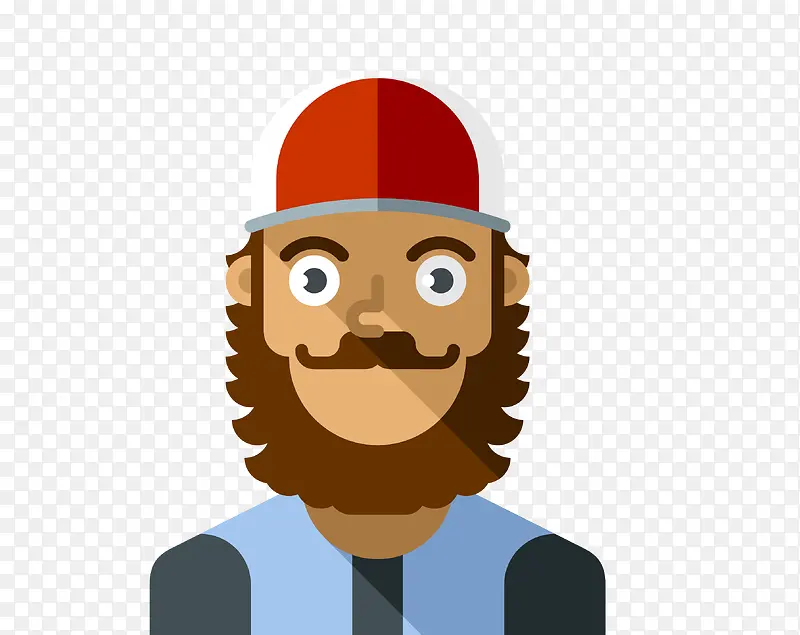 矢量卡通扁平化时尚装饰科技人头PNG图片素材下载_图片编号yjkdalma-免抠素材网